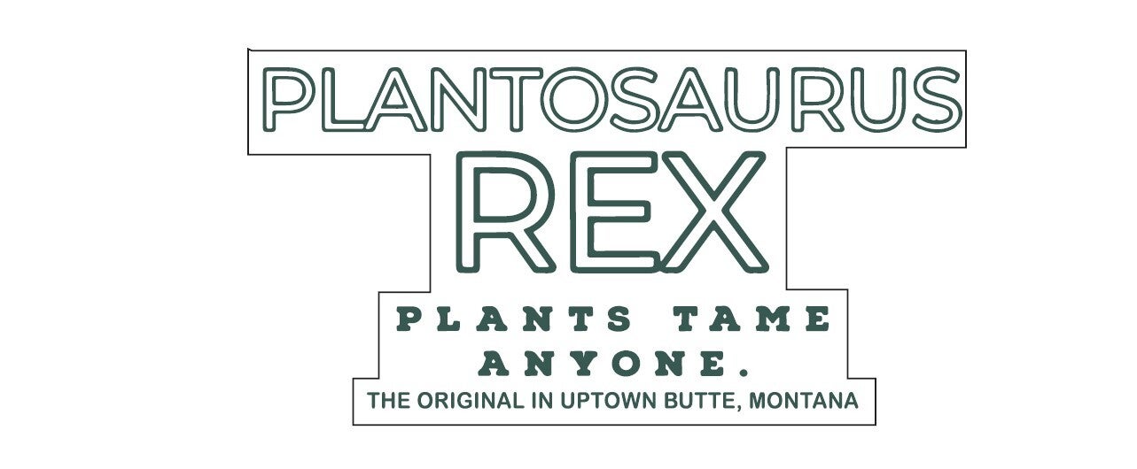 Plantosaurus Rex Logo Sticker by 5518 Designs | Plantosaurus Rex, LLC